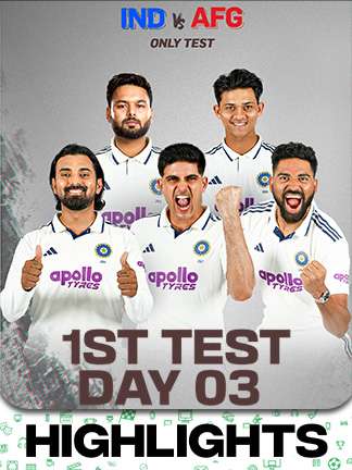 India vs Afghanistan - 1st Test - Full Highlights Day 1