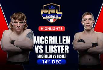 PFL Europe - Lewis Mc Grillen Vs Alexander Luster