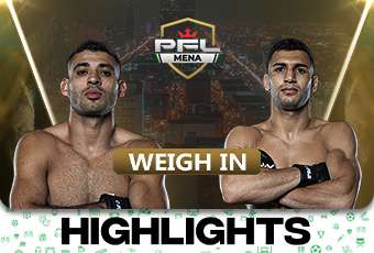 PFL MENA - Ali Yazbeck vs Nawras Abzakh - Weigh In
