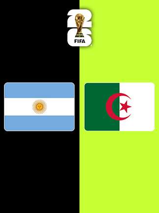Watch Argentina vs Algeria live on tapmad