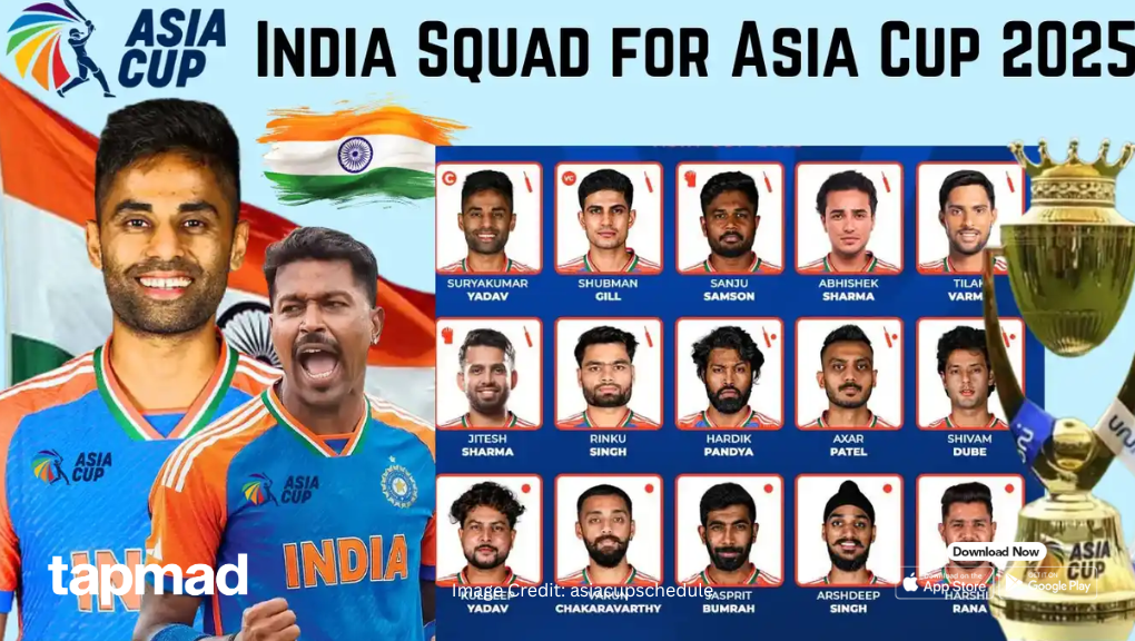 Watch Asia Cup 2025 Live Matches & Highlights on tapmad