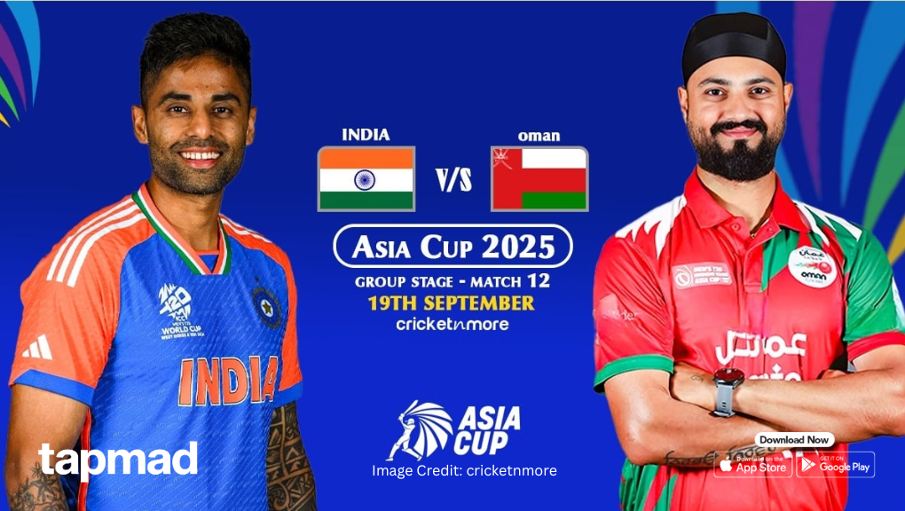 Watch Asia Cup 2025 Live Matches & Highlights on tapmad