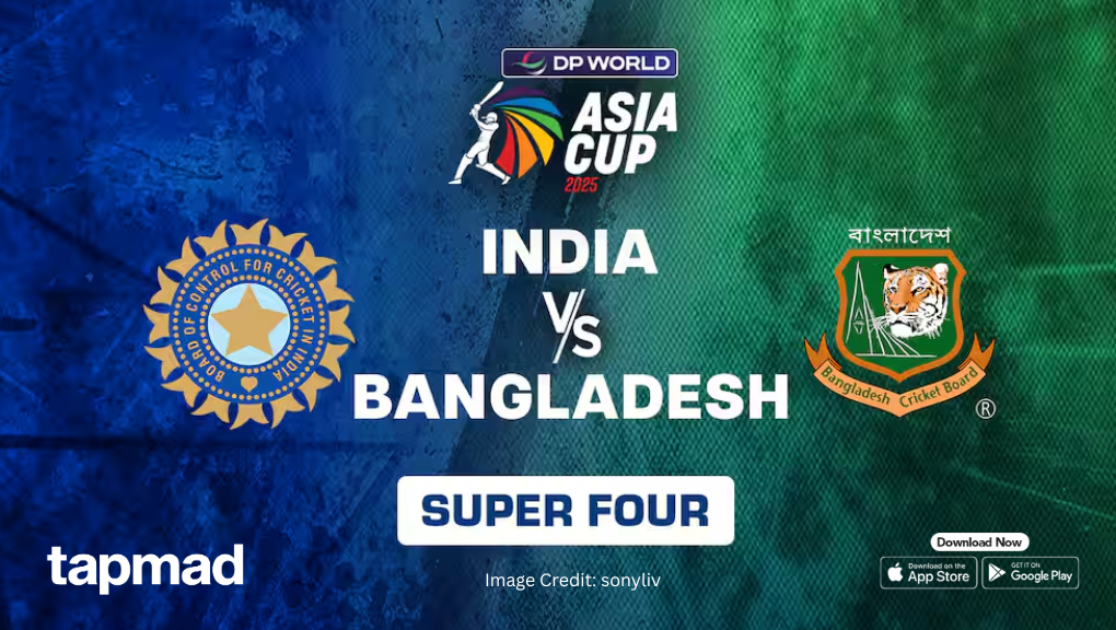 Watch Asia Cup 2025 Live Matches & Highlights on tapmad