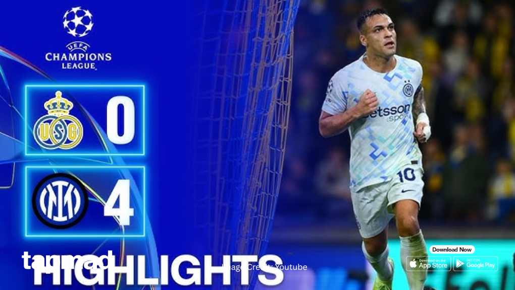 Union Saint-Gilloise vs Inter Milan: UEFA Champions League 2025–26 | tapmad