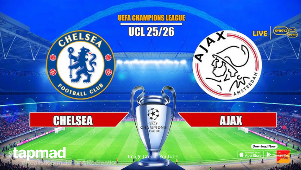 Chelsea vs Ajax: UEFA Champions League 2025–26 | tapmad