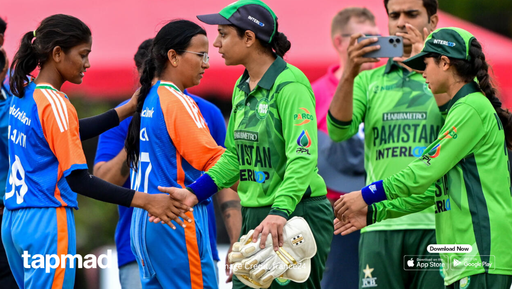 India s Pakistan Women’s Blind Cricket Match Handshake Dominates ...